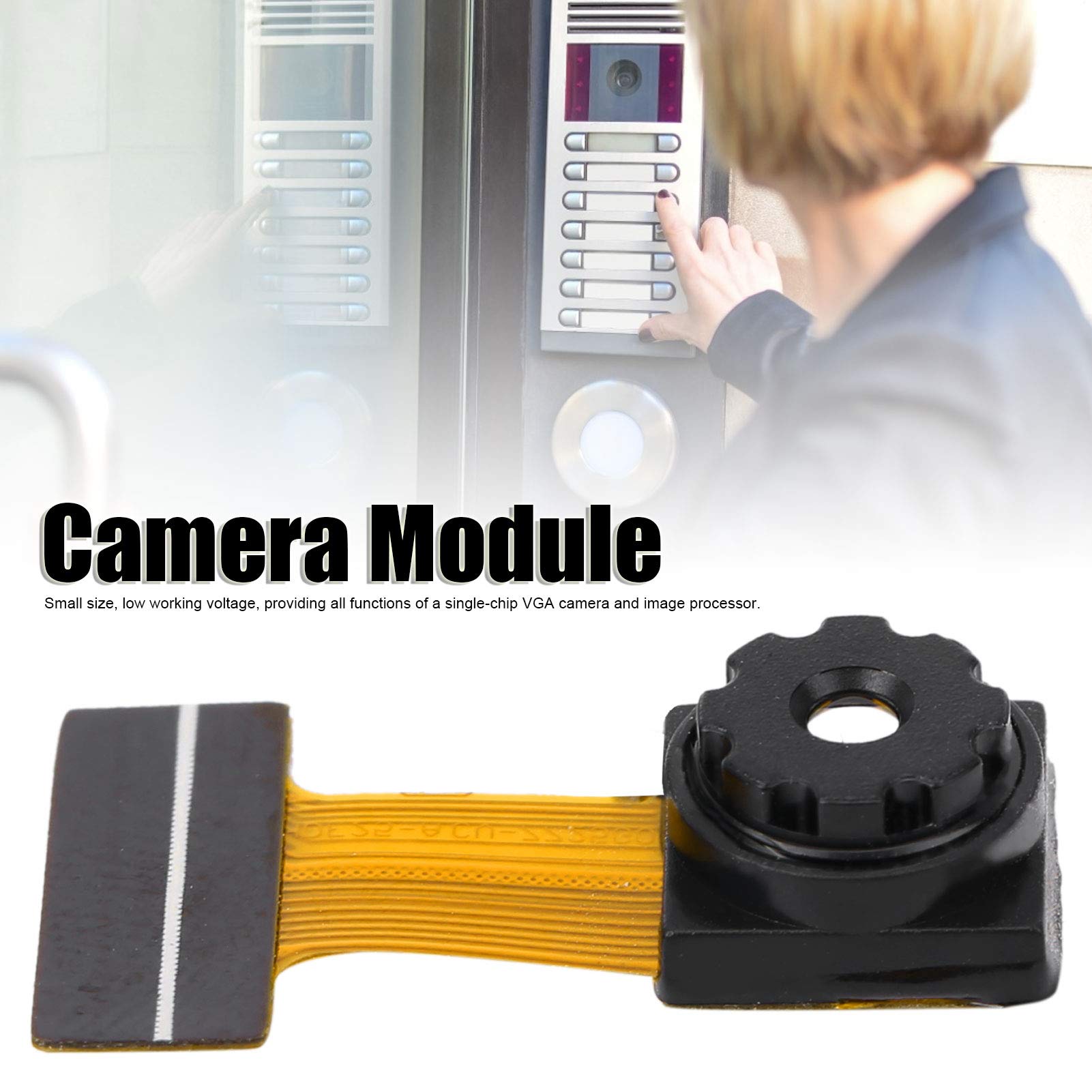 Mxzzand Stable Color Images High Resolution VGA Camera Module OV7725 Camera Module for Electronics
