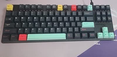 108 + 21 keycap Set, Dye-Sublimation PBT Keycaps, Cherry Profile Custom Keycaps for DIY Cherry MX Mechanical Gaming Keyboards, Metropolis.