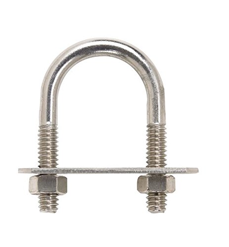 02-3450-202 U-Bolt Stainless Steel Zince 0.25 x 1 x 1.75 in. - Pack of 5