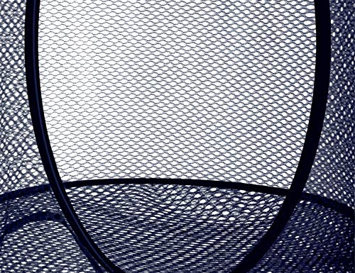 2Pcs Foldable Hanging Storage Mesh Space Saver Bags Organizer,Foldable Suspension Storage 4 Compartments Toy Storage Organizer for Kid Room Toys, Gloves,Hats,Socks Storage 43.5"x 12" Dark Blue