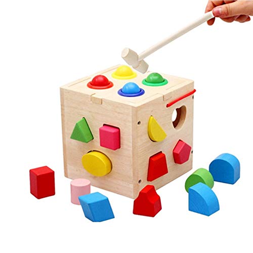 10 Pcs Wooden Mini Hammers Multi-Purpose Natural Wood Hammer for Crab Lobster Mallets