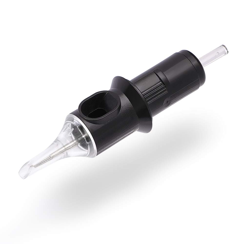 STIGMA #12(5RL) Standard Disposable Tattoo Needle Cartridges with Membrane Safety Cartridges for Tattoo Artists Round Liner 50Pcs Super Value Pack EN05-50-1205RL