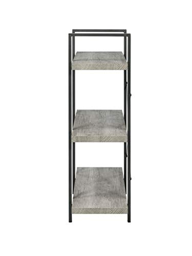 Coaster Furniture Bookcase Grey Driftwood and Gunmetal 805815