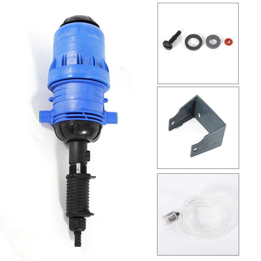 0.4%~4% Adjustable Fertilizer Injector Water Powered Chemical Liquid Doser Dispenser 4.4~660.43 Gallons/h Drip Irrigation Injector Dosing Pump for Industry Garden Hose Livestoc