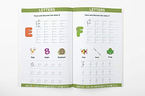 Bright Autism Trace and Learn to Write Workbook, Trace line, Shapes, Numbers and Letters workbook for Kids, Preschool Workbook, Pre-Writing, Pre-Reading