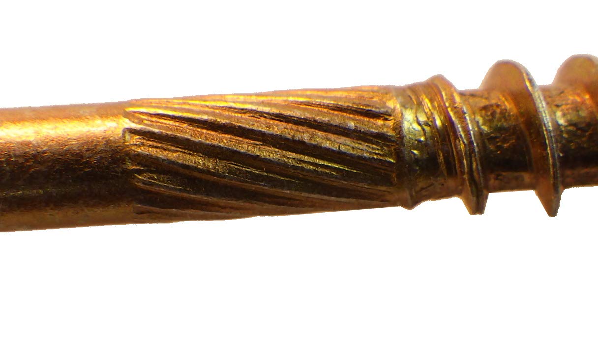 (5 Lb) Big Timber 5YTX92 9 x 2-Inch Gold Star Flat Head Screws Approx. 585