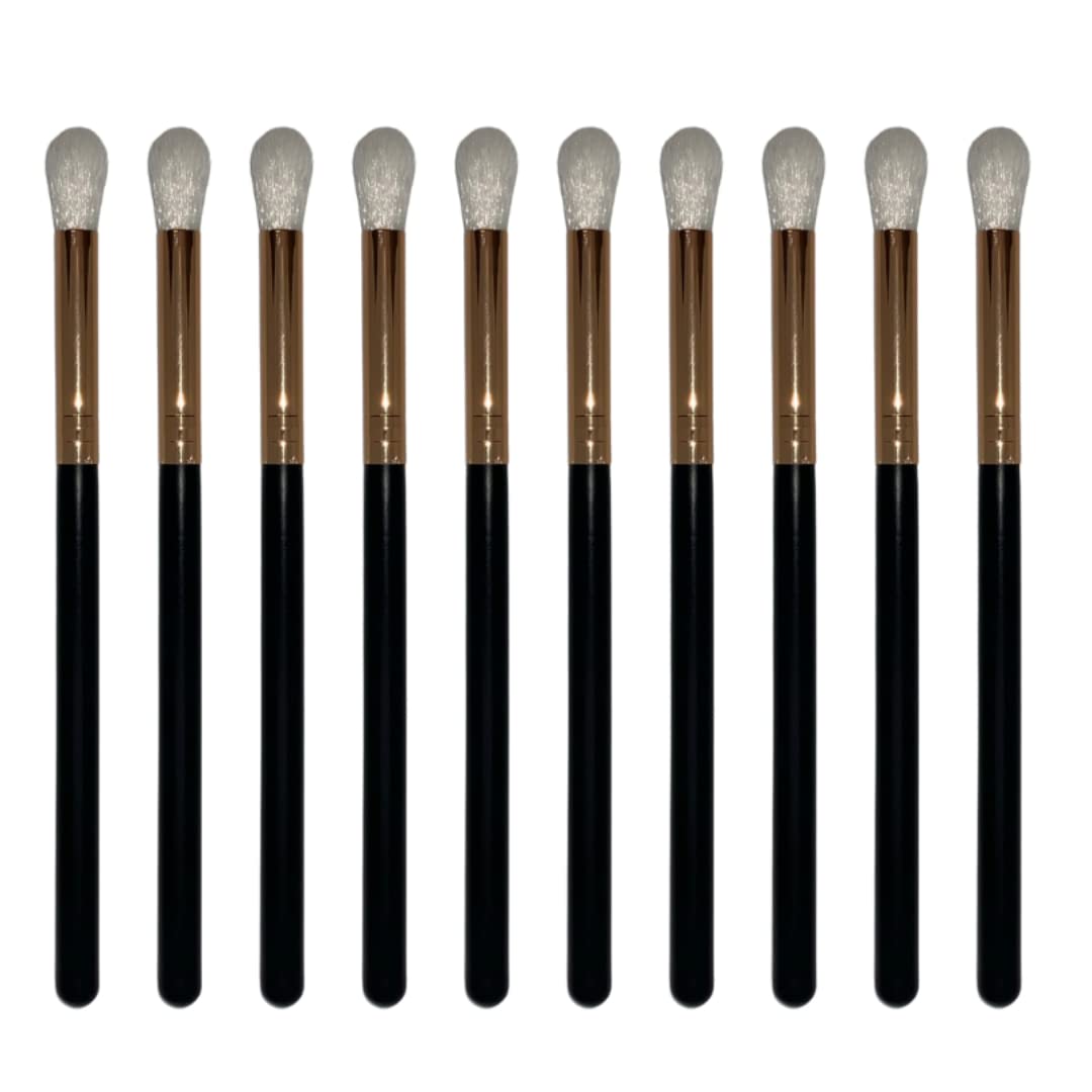 10 pcs LONG HANDLE LASH WASH CLEANSER BRUSHES BLACK (soft bristles unlike most bulk brushes)