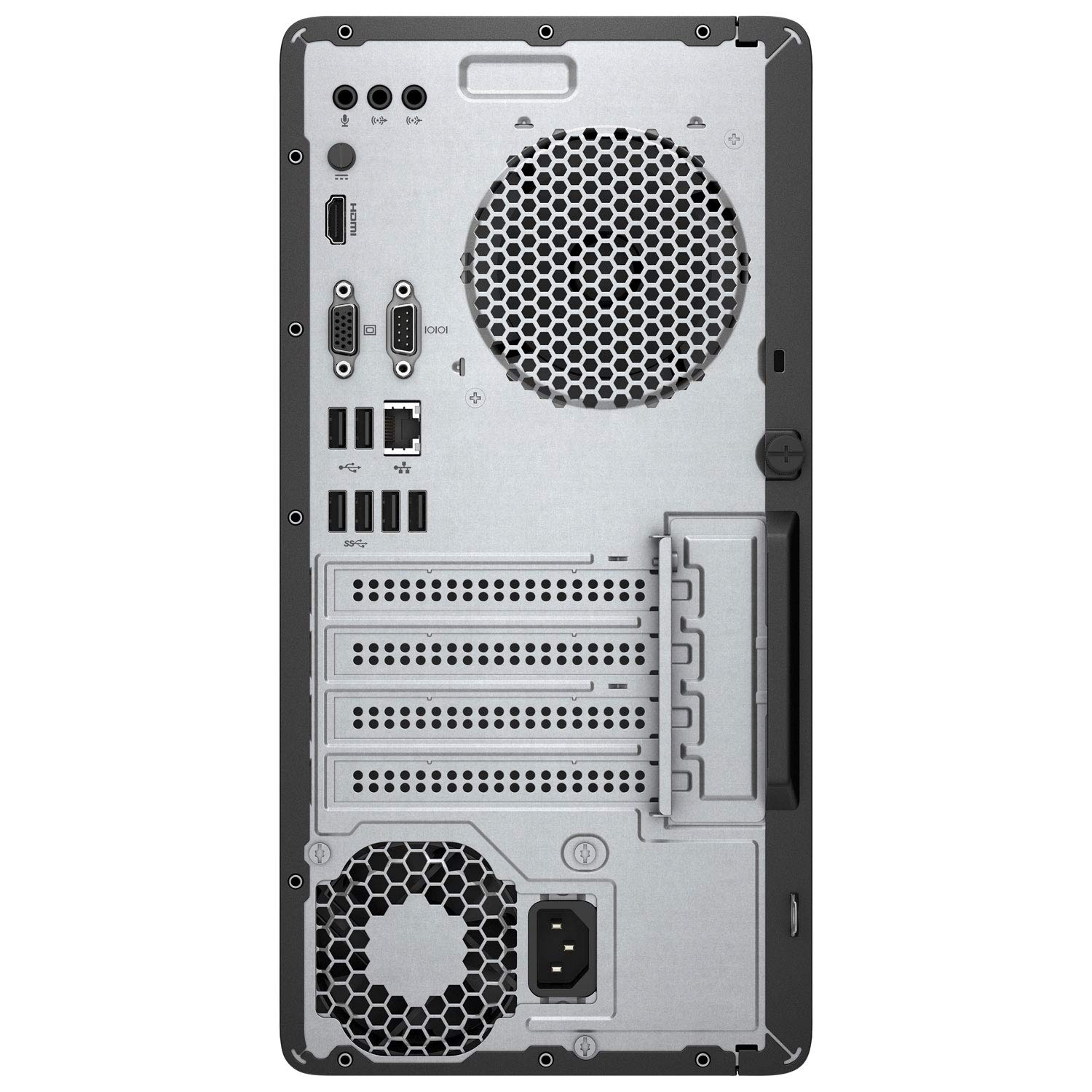 HP Pavilion 590-p0039 Desktop PC - AMD A12-9800 3.8GHz, 16GB, 1TB HDD, DVDRW, Bluetooth, USB Keyboard & Mouse, Windows 10 Home - Natural Silver (Renewed)