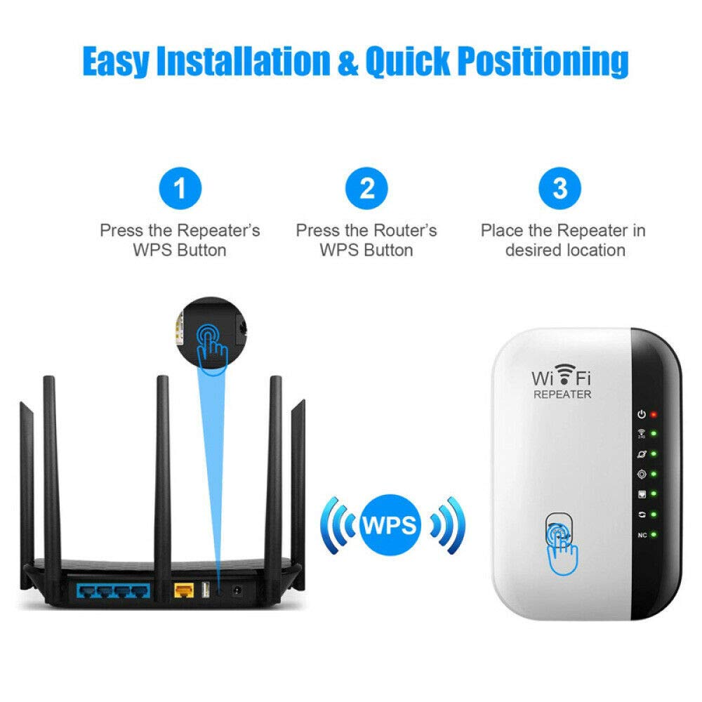 2023 Newest WiFi Extender, WiFi Booster, WiFi Repeater,Covers Up to 2640 Sq.ft and 40 Devices, Internet Booster - with Ethernet Port, Quick Setup, Home Wireless Signal Booster