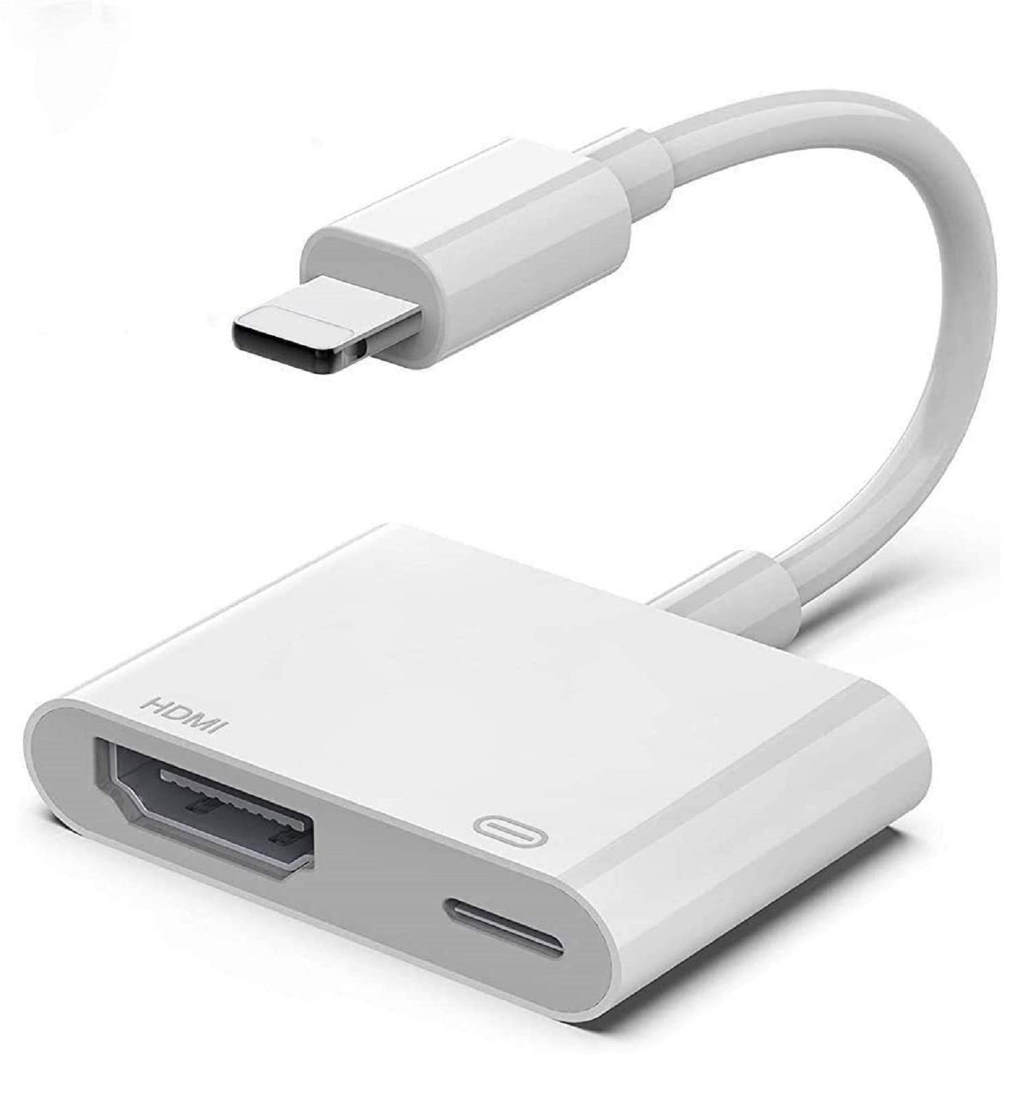 [Apple MFi Certified] Lightning to HDMI Adapter for iPhone 1080P HDMI Digital AV Adapter Sync Screen Connector with Charging Port Support for iPhone 11 XS XR X 8 7 iPad iPod on HD TV Monitor Projector