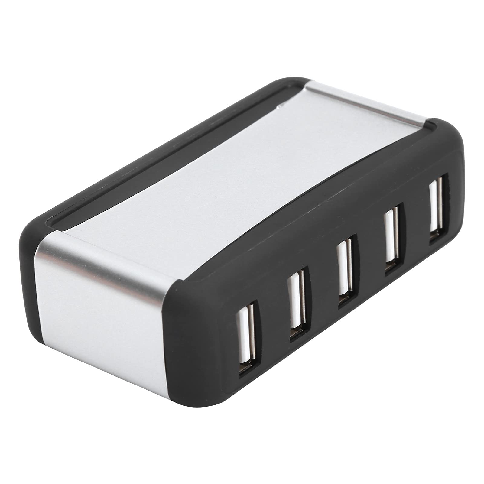 Kafuty-1 7 Ports USB Hub 2.0 Hub, USB 480 Mbps High‑Speed Extender Data Hub Splitter, with Power Supply, for PC, Laptop, Desktop, Windows Vista/XP/Me/ 2000/98, etc(US)