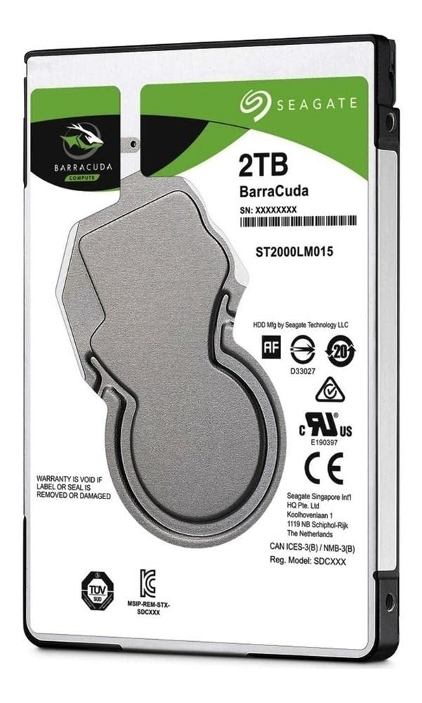 (Old Model) Seagate 2TB Laptop HDD SATA 6Gb/s 128MB Cache 2.5-Inch Internal Hard Drive (ST2000LM015)