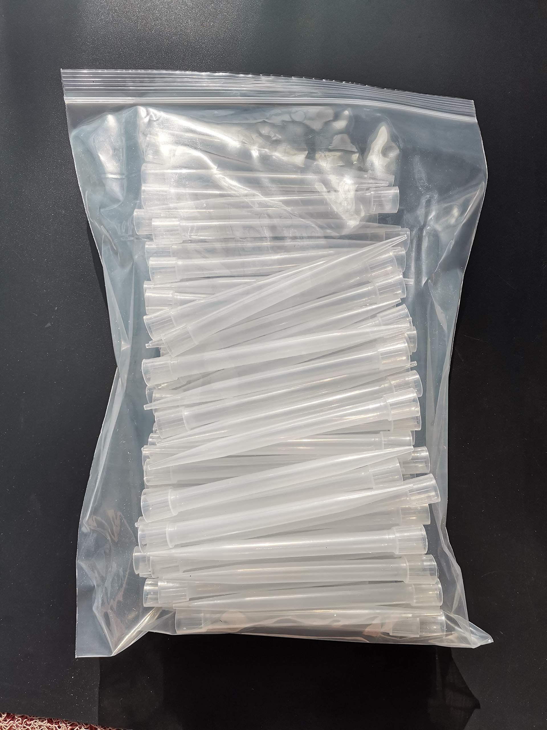 100 Pcs 5ml Laboratory Plastic Pipettor Tips, 5 ml Plastic Pipette Tips, Polypropylene, Clear (5ml)