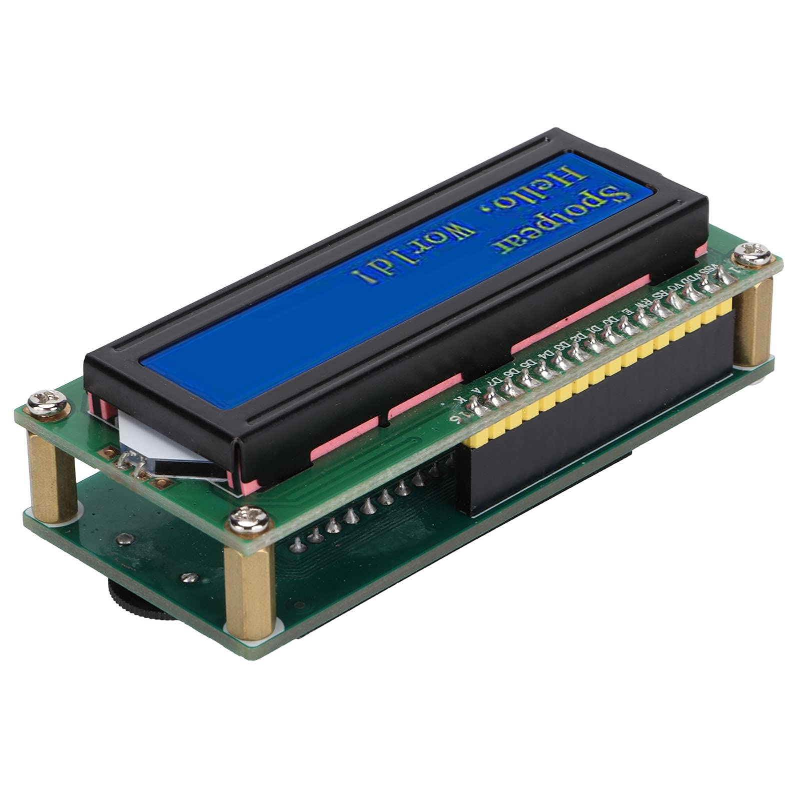 1602 LCD Display Screen Blue, LCD Display Module, Screen Expanding Board Accessories for Raspberry Pico(I2C Serial Port)
