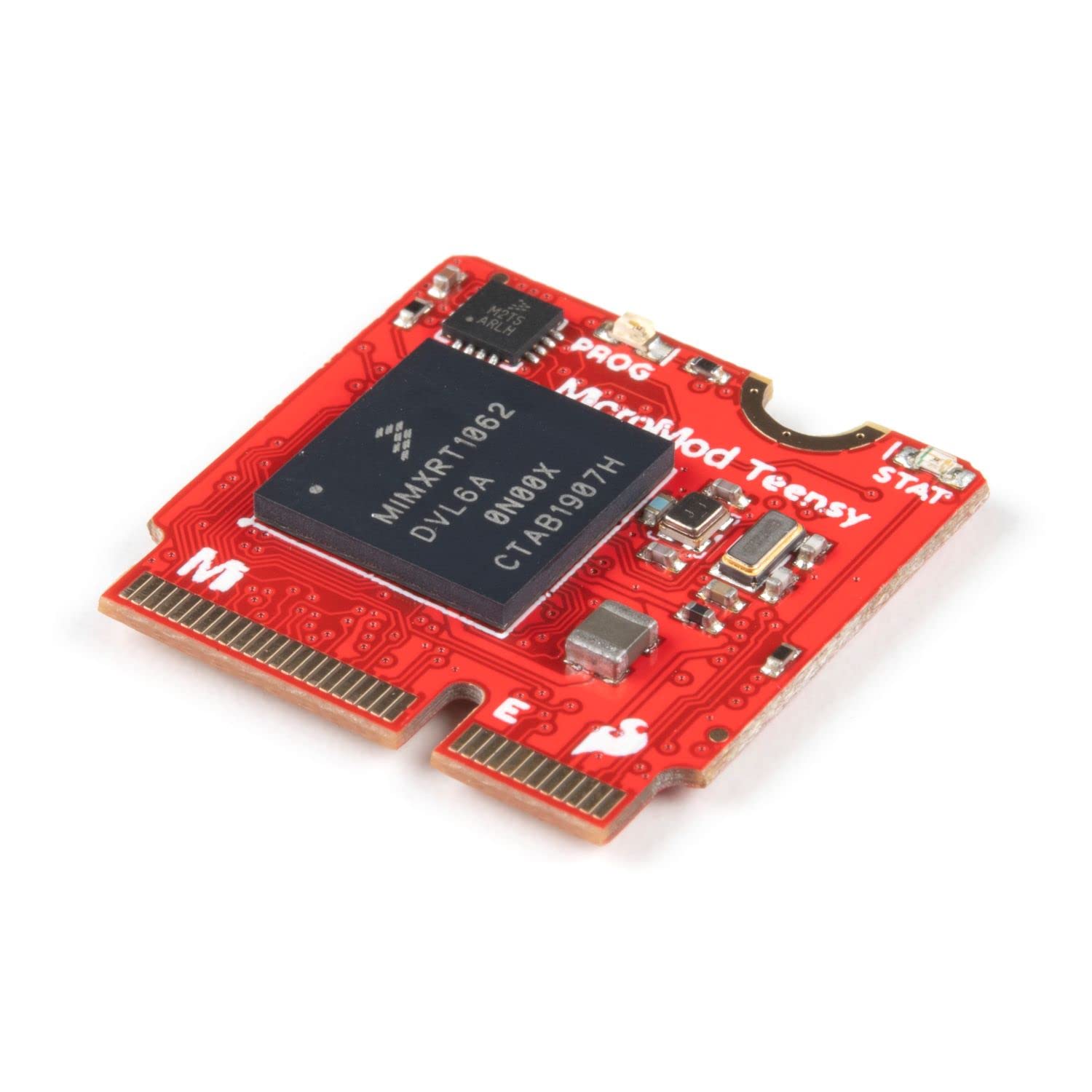 SparkFun MicroMod Teensy Processor ARM Cortex-M7 Processor Clock speeds up to 600MHz 16MB Flash Memory 102k RAM Memory 7X Serial UART Ports 4X I2C Buses 2X SPI CAN-Bus 12x GPIO USB Host and Device