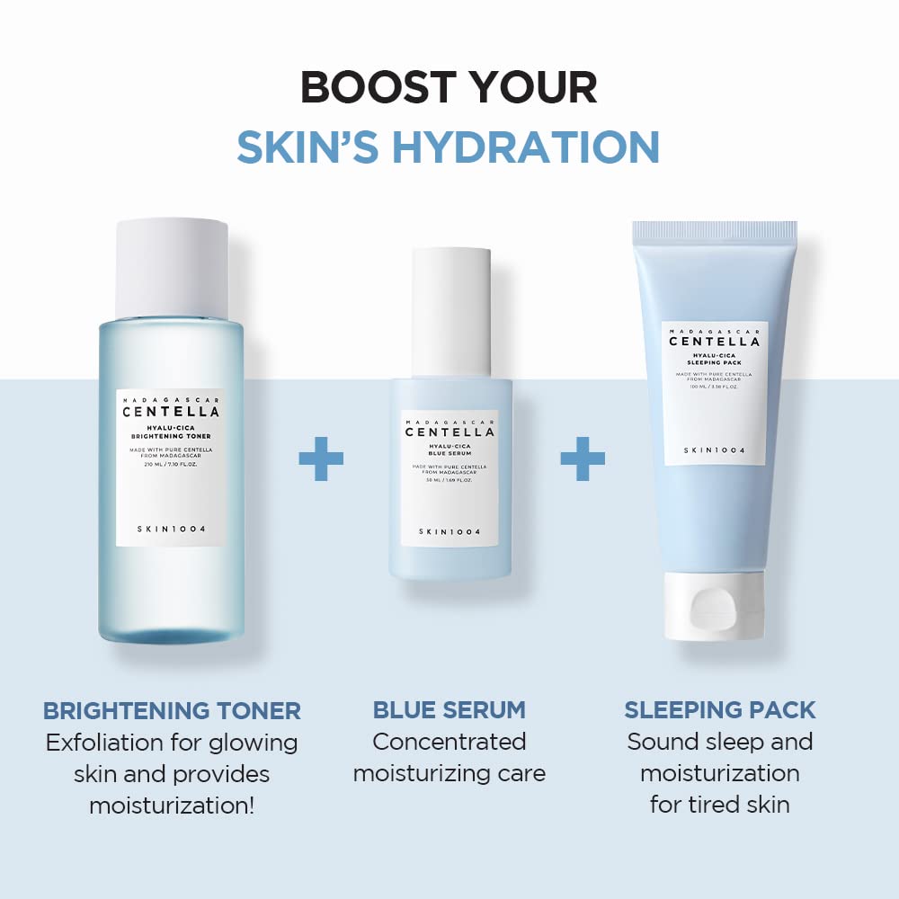 SKIN1004 Hyalu-CICA Sleeping Pack 3.38 fl.oz, 100ml Melatonin Hyaluronic Acid Centella Asiatica Extract Moist and Revitalization Multi Care Solutions