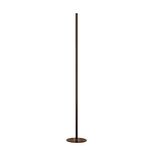 AVEO Floor lamp LED Floor Lamp Modern Minimalist Aluminum Pillar Vertical Floor Light Acrylic Lampshade Floor Lights Bedroom Living Room Floor Light (Color : Black)