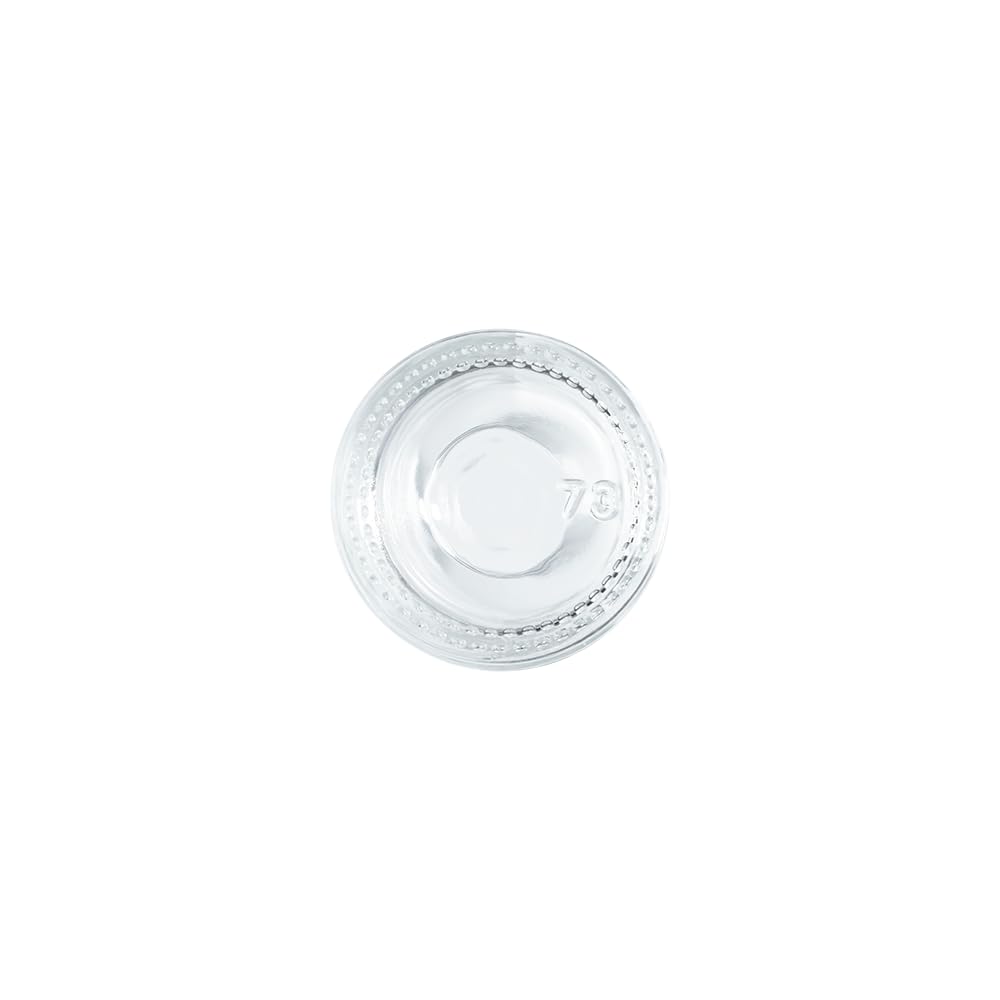 (Pack of 108) 1 oz. Clear Boston Round with Black Graduated Glass Dropper
