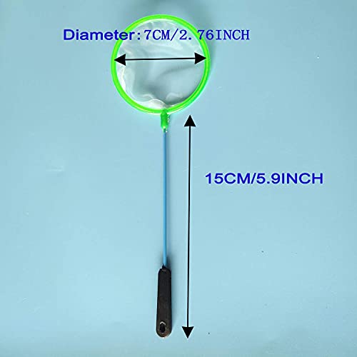 10pcs Mini Baby Brine Shrimp Net Special Fine Artemia Sieve for Brine Shrimp Hatchery Random Color