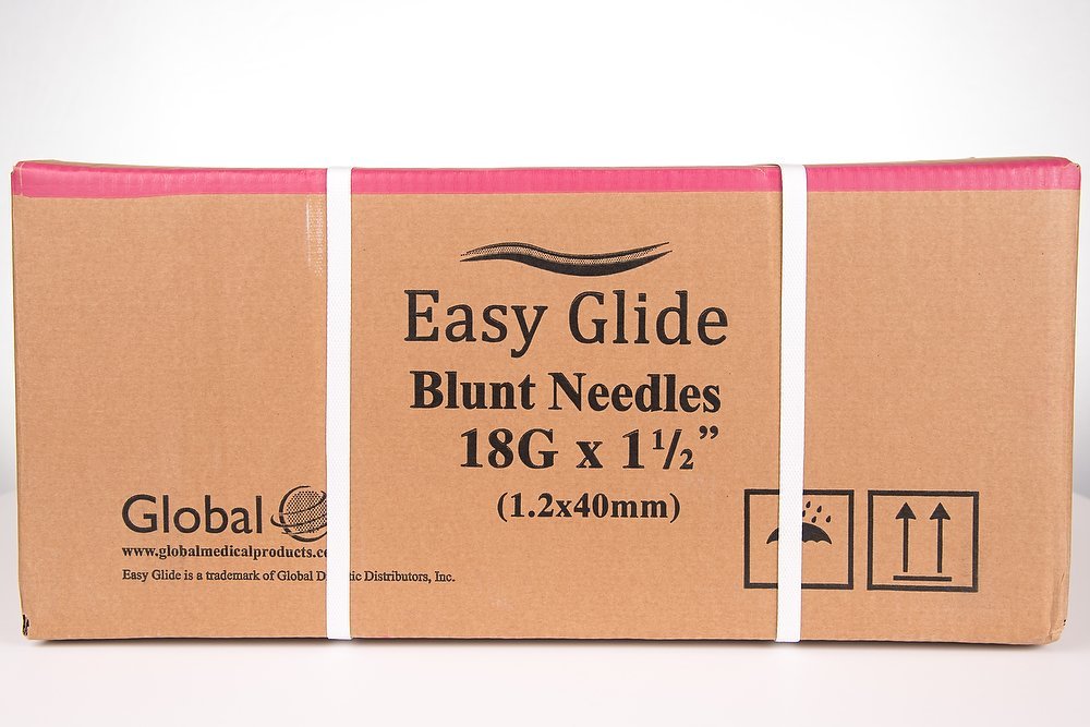(QTY 100) 18 ga x 1-1/2" Dispensing Needle, Blunt Tip