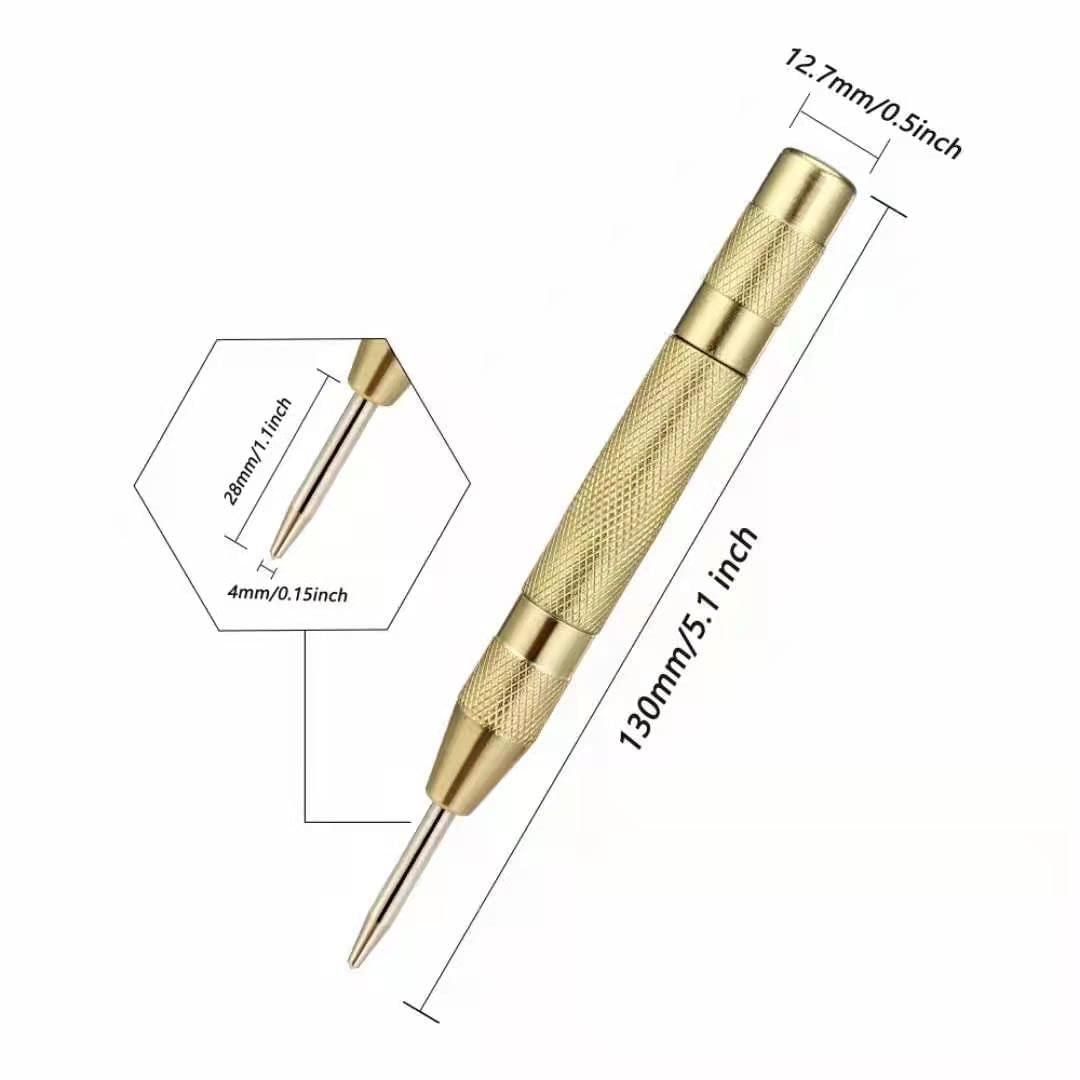 ChewSteel Tools,10 Pieces Step Drill Bit Set 1/4 Inch Hex Shank 5 Flute Countersink Drill Bit Set with 5 Inch Center Punch and Bag for Wood Metal Plastic Glass (4-20/4-12/3-12 mm)