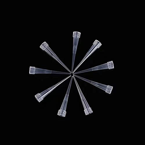 10ul Pipette Tips - Universal Pipette Tips - Racked,RNase/DNase Free & Pyrogen Safe, Clear, 96 Tips/Rack Pk x 10 Racks(960 Tips)