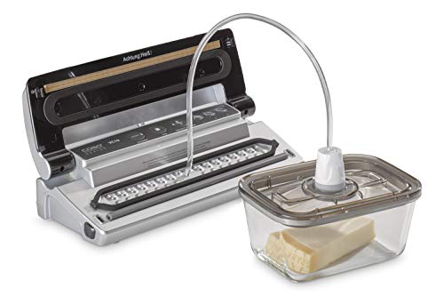 Caso Design VG 3000 3-Piece Food Vacuum Canister Set with Food Management App, small