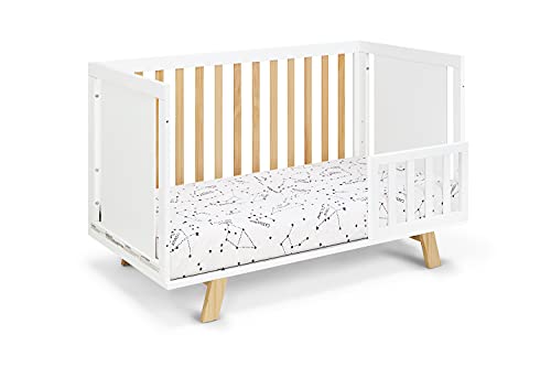 Suite Bebe Livia Convertible Crib in White & Natural