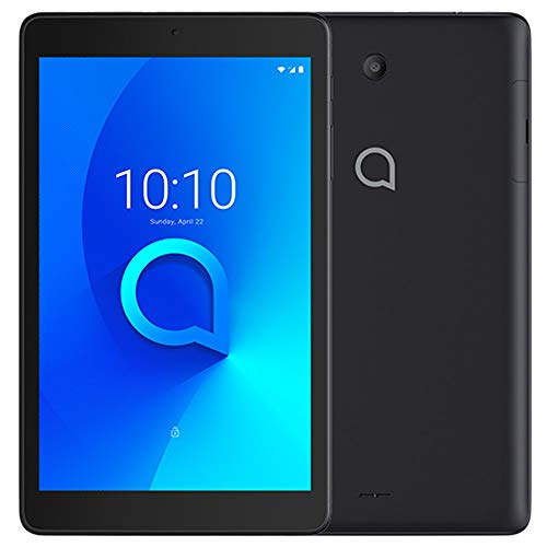 Alcatel 3T 8 9032T (32GB, 2GB) 8.0" Cellular Tablet with Calling, 4080mAh Battery, Face Unlock, Android 10, GPS, US 4G LTE GSM Unlocked (T-Mobile, AT&T, Metro, Straight Talk) (Black)