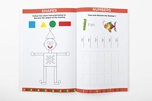 Bright Autism Trace and Learn to Write Workbook, Trace line, Shapes, Numbers and Letters workbook for Kids, Preschool Workbook, Pre-Writing, Pre-Reading