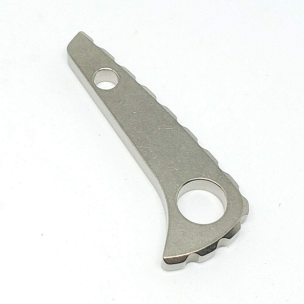 1* Silver Anodized Titanium Back Spacer for Spyderco Paramilitary 2 (C81)