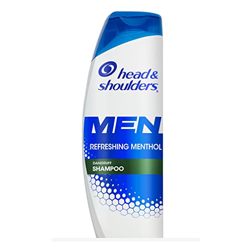 Head & Shoulders Shampoo for Men, Men Advanced Series Refreshing Menthol Anti-Dandruff Shampoo, 12.8 fl oz, Pack of 6