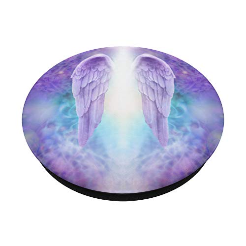 Angel Wings Guardian - Christian Heaven Cherub - Mystic Gate PopSockets PopGrip: Swappable Grip for Phones & Tablets
