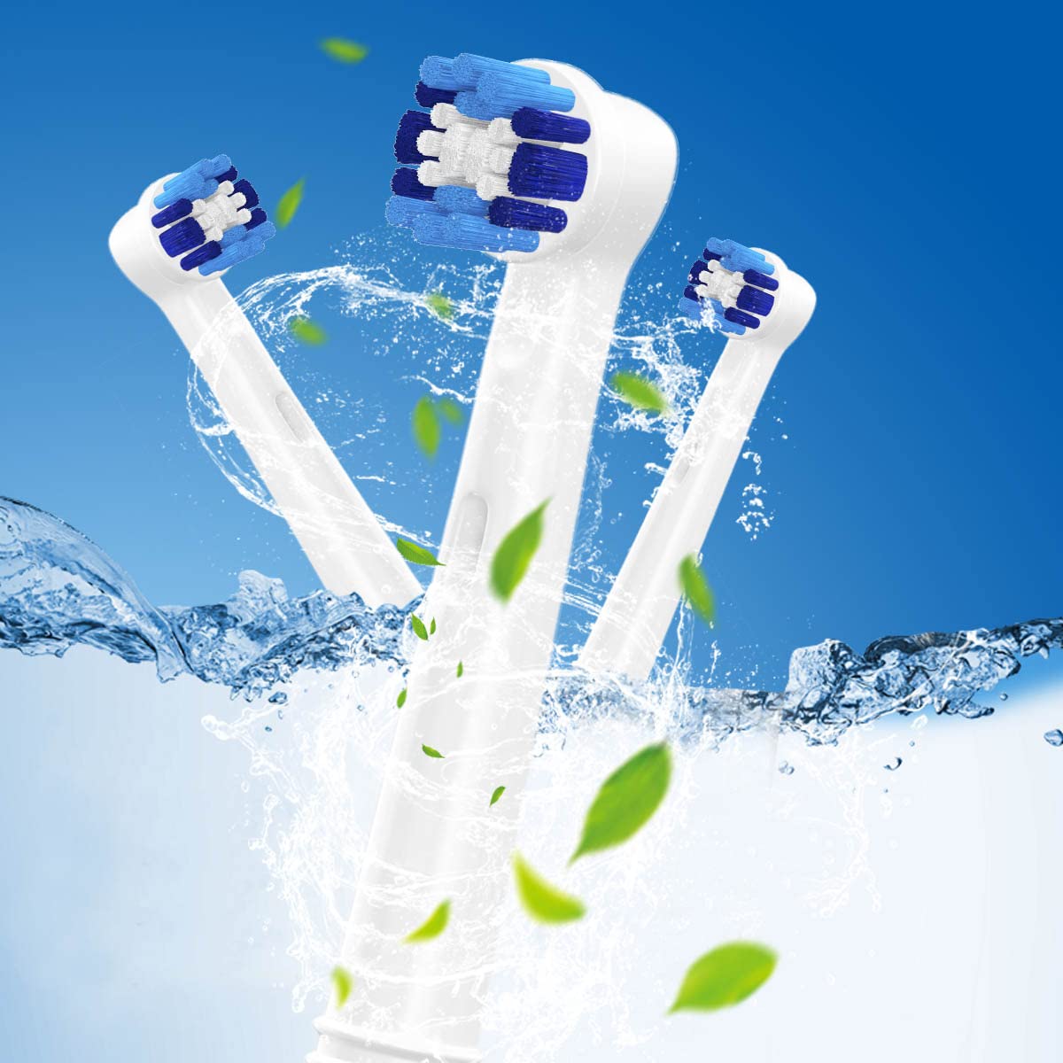 VINFANY 8PCS Refills Toothbrush Heads for Oral-B Electric Toothbrush, Deep Cleaning to Remove Stains