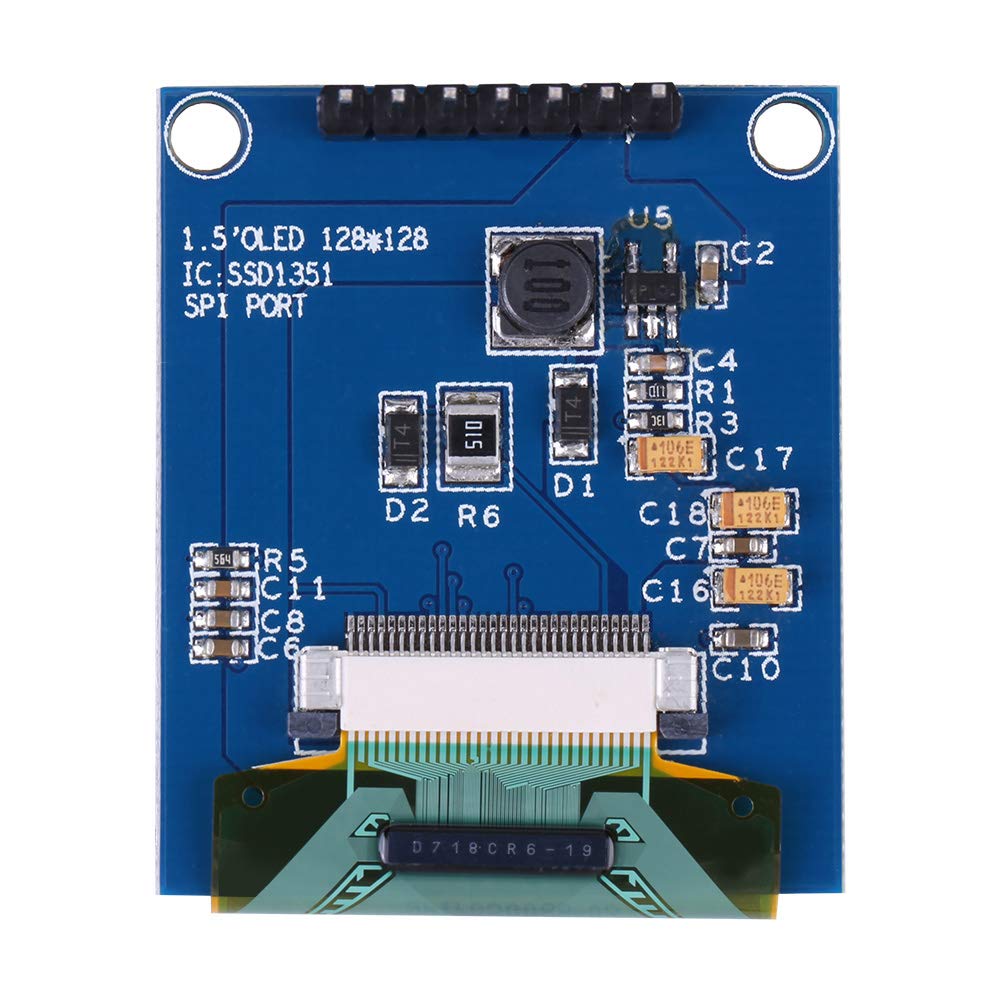 1.5 Inch OLED Display Module, Colour OLED Display, OLED Color Display Module 128 * 128 SSD135 Serial Peripheral Interface