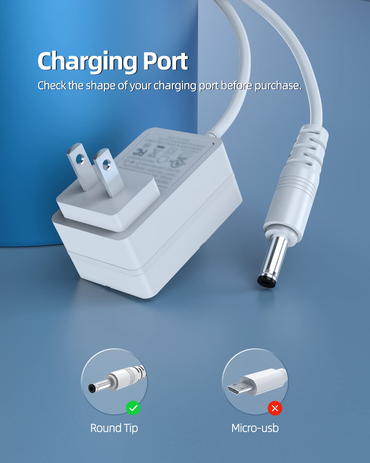 15W 14V AC Charger Fit for Google Nest Hub (2nd Gen), Google Home Hub, Replacement Display Power Adapter Supply Cord (Not Fit for 24V Google Nest Hub Max Display and 16.5V Google Home Speaker)