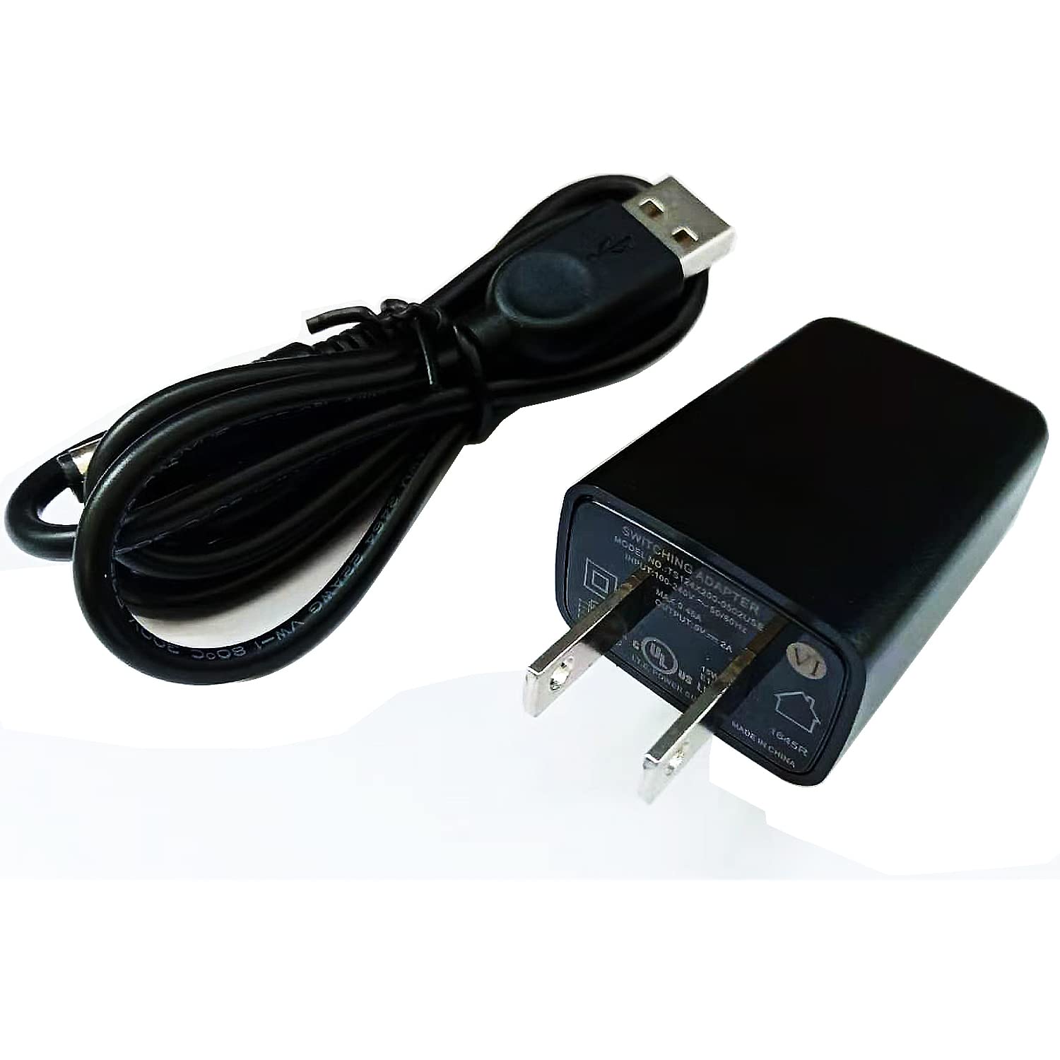 100-240V AC to DC 5V 2A LED Power Supply 10W Power Adapter US Plug 5.52.5mm for LED Strip Light, CCTV Camera and Other 5V 2A Electronic Equipment