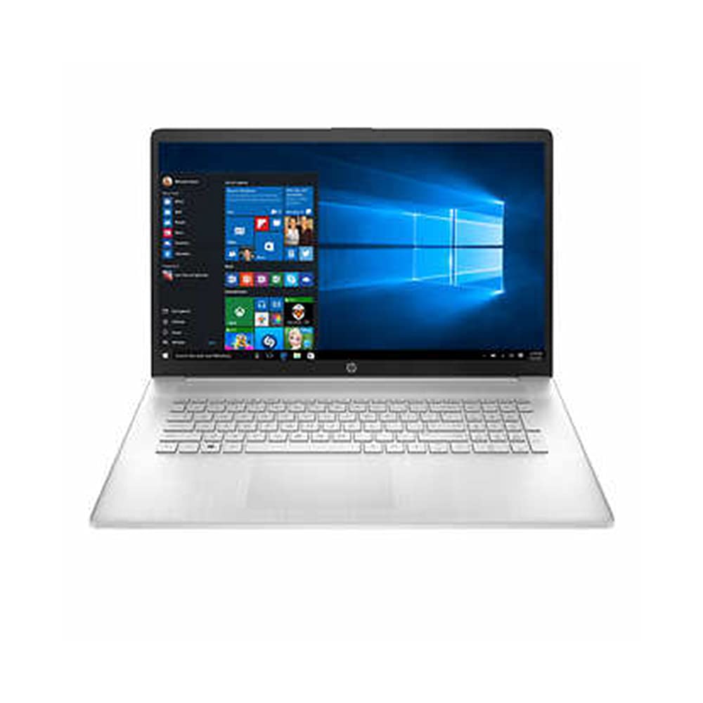 HP 2021 17.3" HD+ Touchscreen Laptop Computer, AMD Ryzen 5-5500U(6-core) Processor, 32GB RAM, 1TB HDD+512GB SSD, AMD Radeon Graphics, HD Audio, HD Webcam, Win 10, Silver, 32GB USB Card