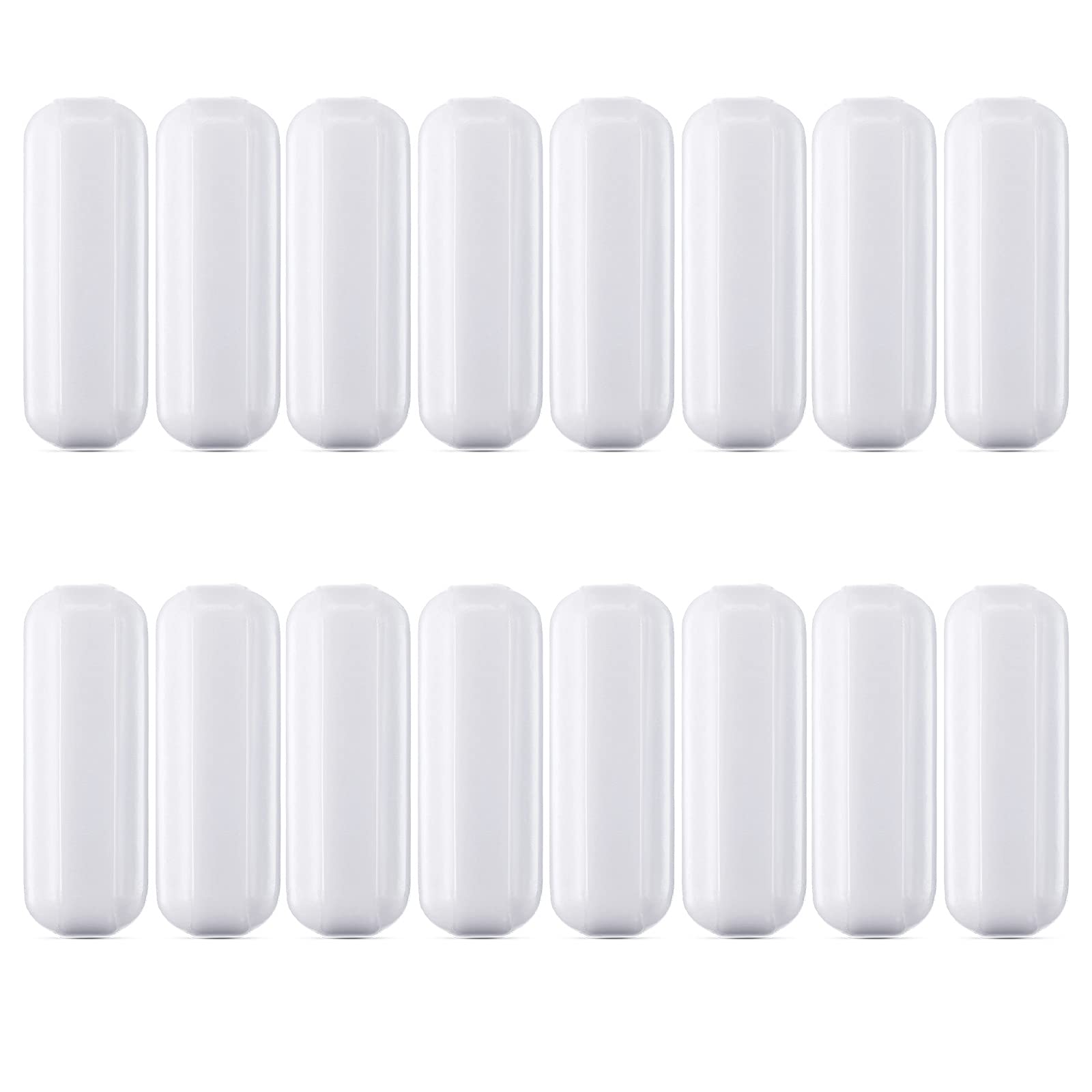 16 Pieces PTFE Magnetic Stirrer Mixer Stir Bar Laboratory Bar Stir Plate Magnet Stir Rod Magnetic (25 mm)
