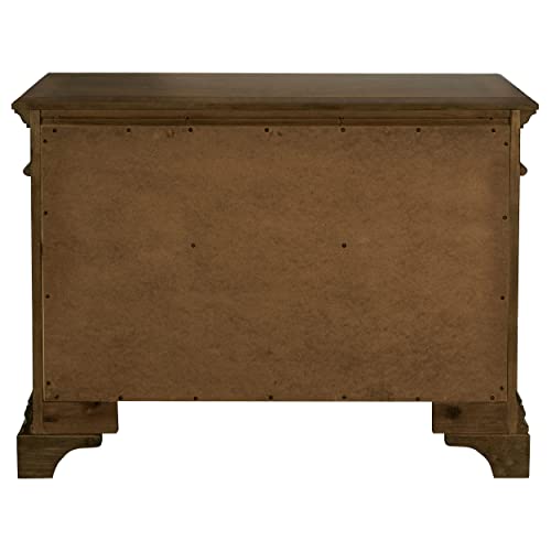 Coaster Furniture Hartshill 5-Drawer Burnished Oak File Cabinet 881284