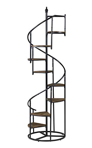 Coaster Furniture Bookcase Rustic Brown and Black 805675