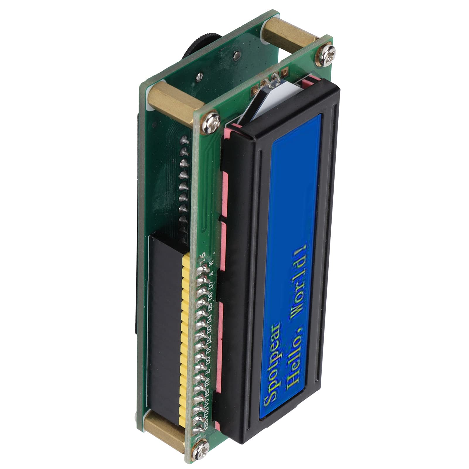 1602 LCD Display Screen Blue, LCD Display Module, Screen Expanding Board Accessories for Raspberry Pico(I2C Serial Port)