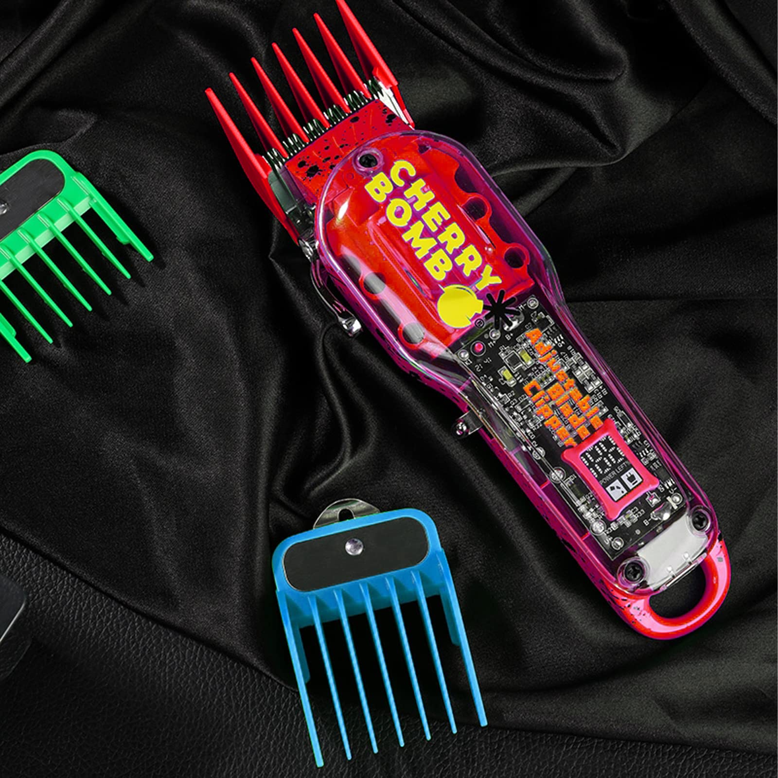 10PCS Hair Clipper Cutting Guides Combs with Metal Clip Colored Clipper Guards for Wahl Clipper Trimmer Guards Attachment from 1/16 Inch to 1 Inch, Compatible with Most Wahl Clippers