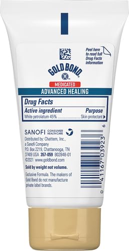 Gold Bond Medicated Advanced Healing Ointment, 1.75 oz., Hydrates & Protects Dry, Cracked Skin
