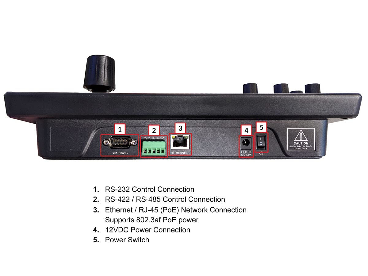 PTZOptics 30X-SDI Gen 2 Live Streaming Broadcast Camera (White) (PT30X-SDI-WH-G2) + PT-Joy-G4 4D IP Controller (GEN4) - Camera and Joystick Controller Bundle