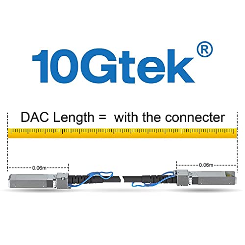 [Blue] Colored 10G SFP+ DAC Cable - Twinax SFP Cable for Juniper QFX-SFP-DAC-2M/ EX-SFP-10GE-DAC-2M, 2-Meter(6.5ft)