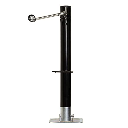 Side Wind Trailer Jack | 5000lb Capacity A-Frame | 14 4/5" Travel | Excellent Powder Coating | Great for Trailers, Campers, Boats, & More | BJ-5000SW-1