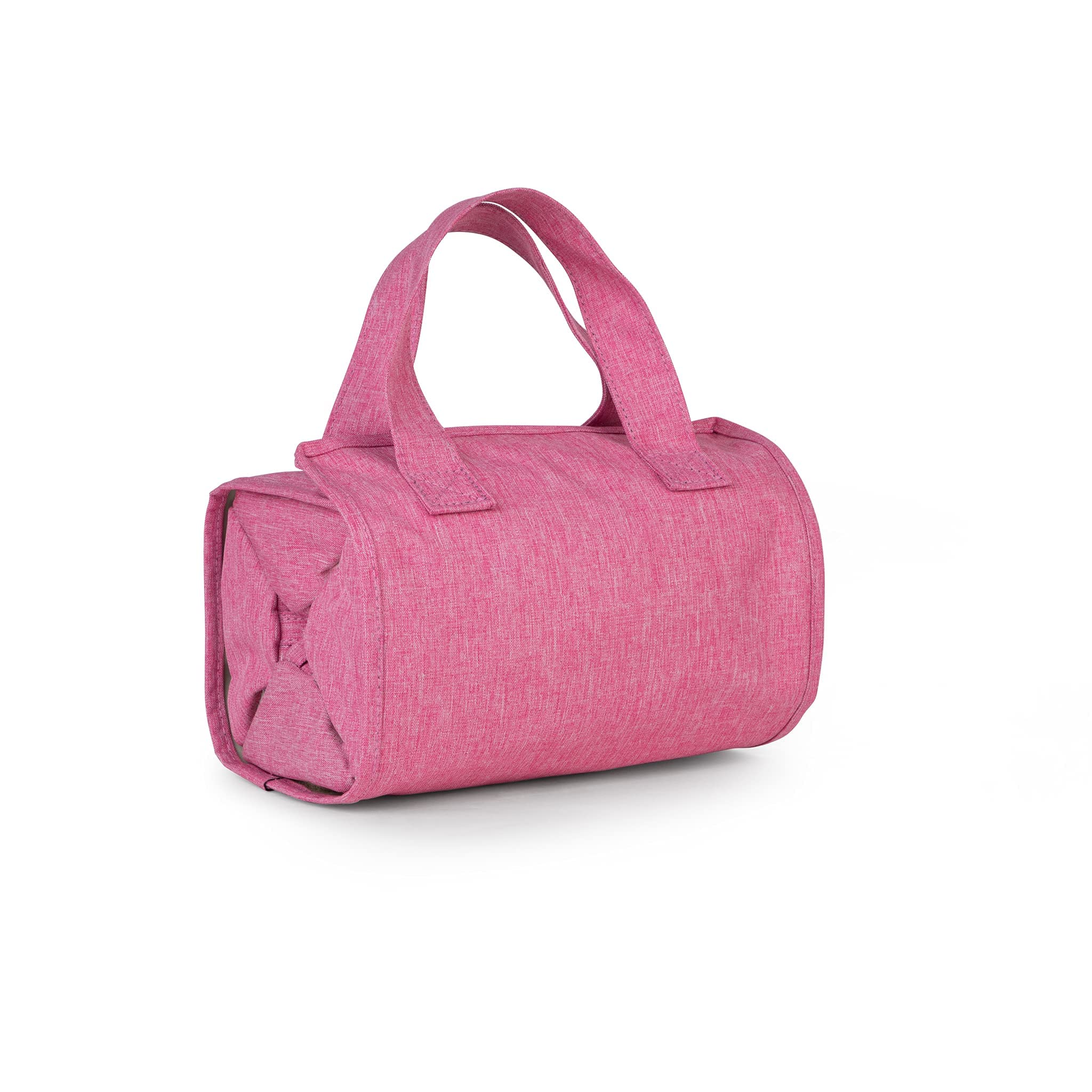 A F 4-in-1 hanging Toiletry bag | Roll-up makeup organizer with 4 detachable PVC zip pouches| travel toiletry bag, 600D oxford fabric material organize Make up , Cosmetics, Pink