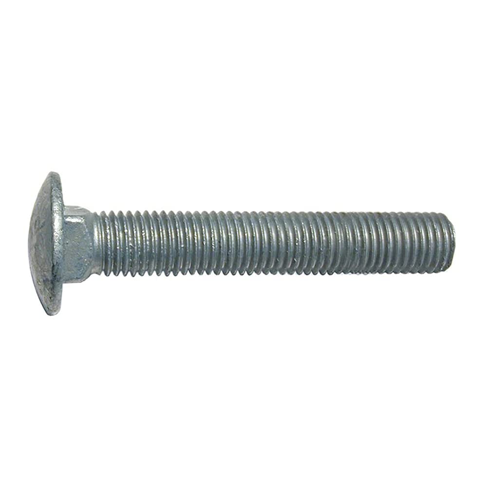 3/8" - 16 x 2-1/2" Carriage Bolt | Round Head| Hot Dip Galvanized | 130pcs Box