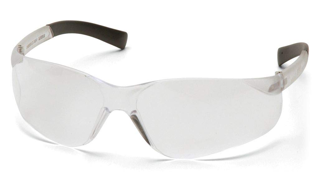 (12 Pair) Pyramex Mini Ztek Glasses Clear Frame/Clear Anti-fog Lens (S2510SNT)12